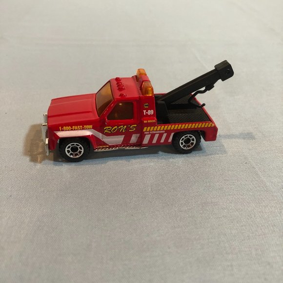 MATCHBOX | Toys | 987 Rons Towing Gmc Wrecker Matchbox Red Tow Truck ...